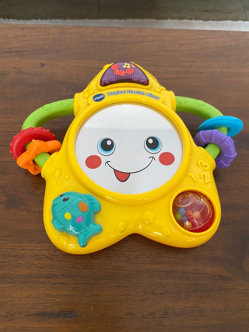 Vtech Magical Starfish Mirror, Babies & Kids, Infant Playtime on Carousell