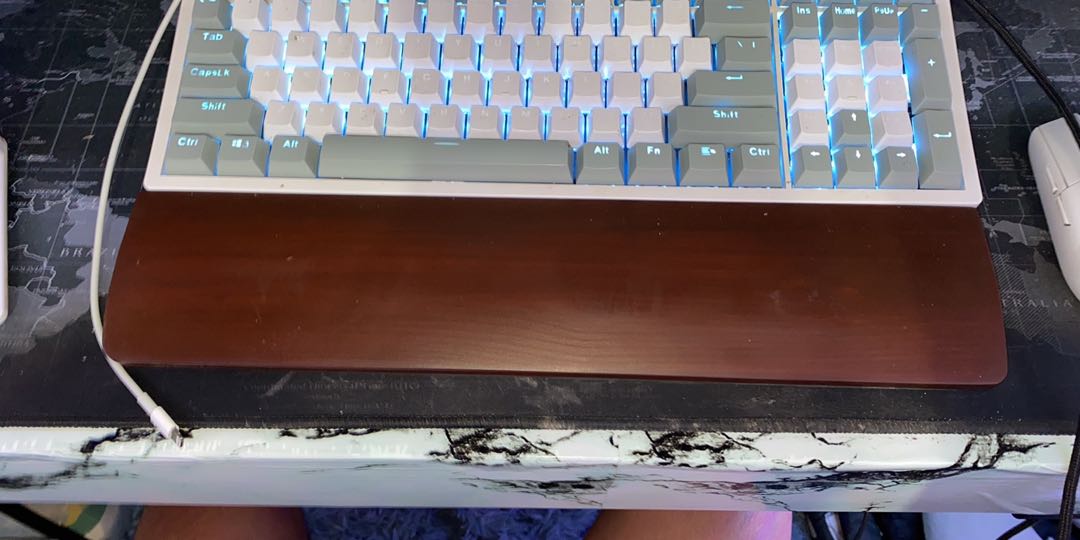 Walnut wood wrist pad, Computers & Tech, Parts & Accessories, Computer ...