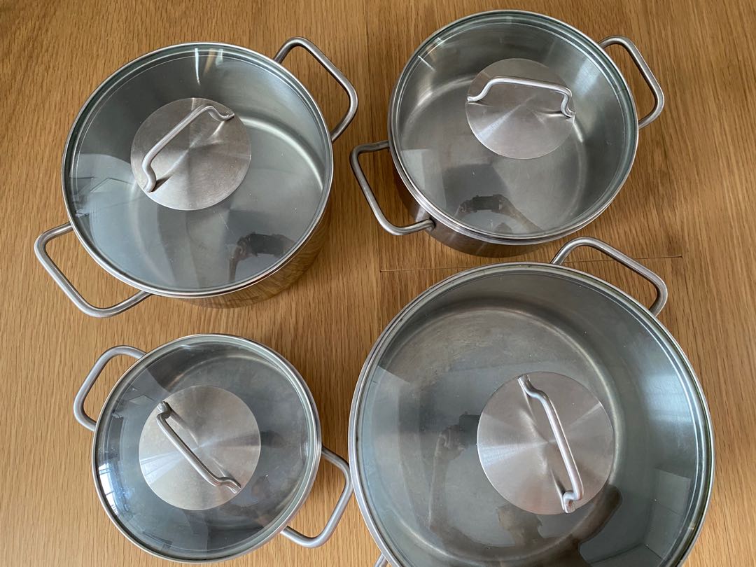 WMF transtherm pots set, TV & Home Appliances, Kitchen Appliances ...