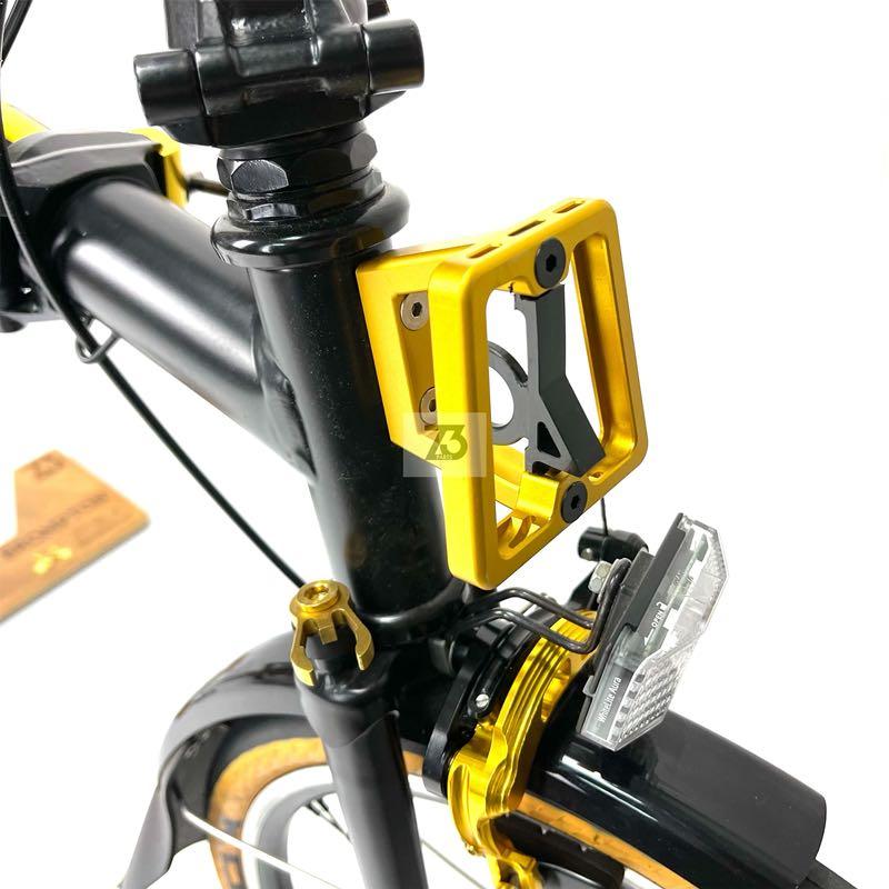 (ZES) Front Carrier Block for Brompton, Sports Equipment, Bicycles ...