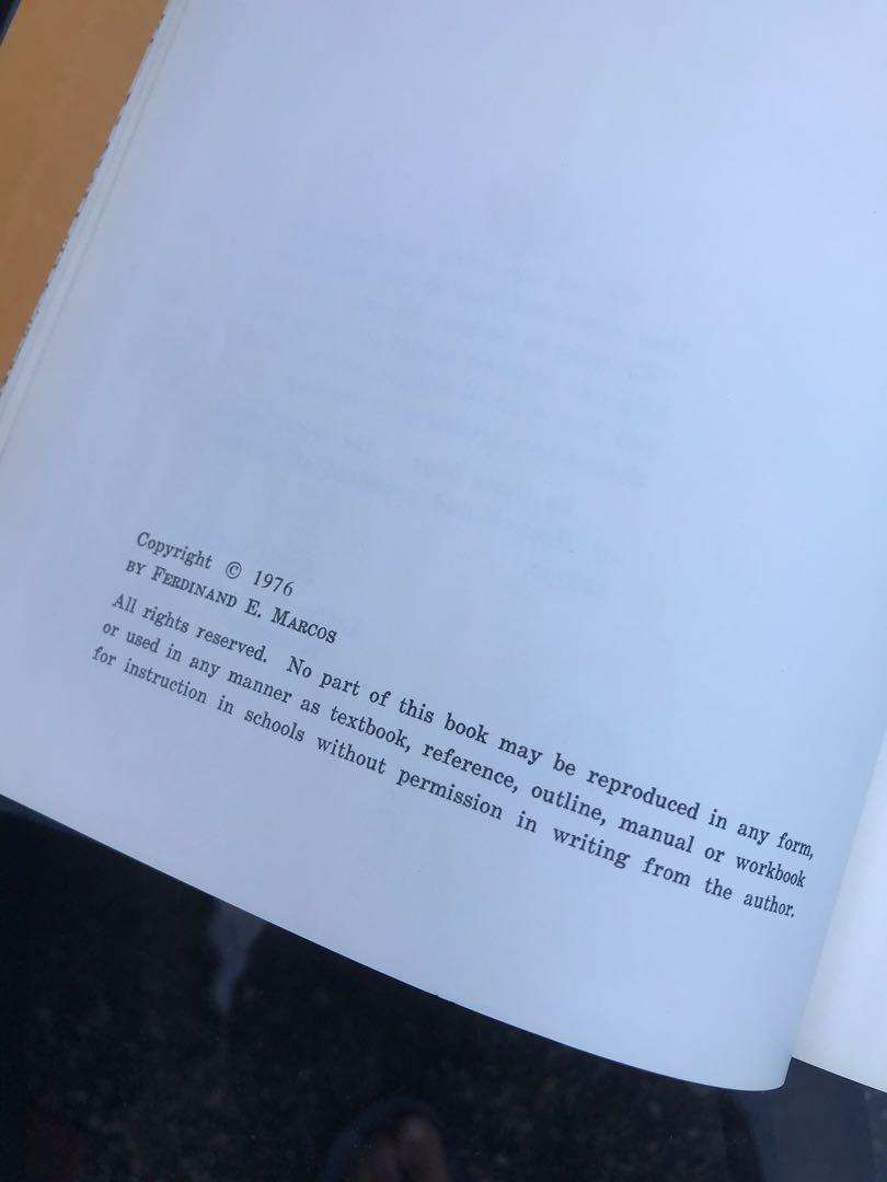 1976 Malacanang Issued Tadhana Marcos Book, Hobbies & Toys, Memorabilia ...