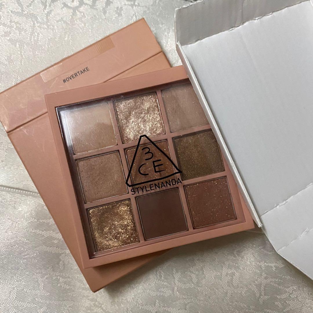 3CE Overtake 眼影盤 eye color palette, 美容＆化妝品, 健康及美容 - 皮膚護理, 化妝品 - Carousell