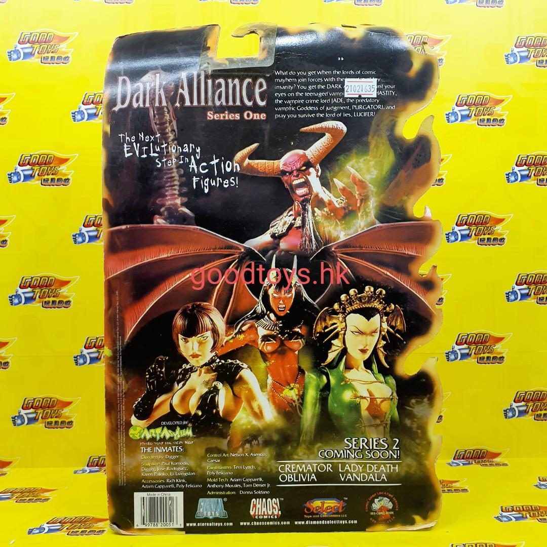 全新未開封 DIAMOND SELECT TOYS DARK ALLIANCE SERIES ONE PURGATORI 吸塑 ACTION ...
