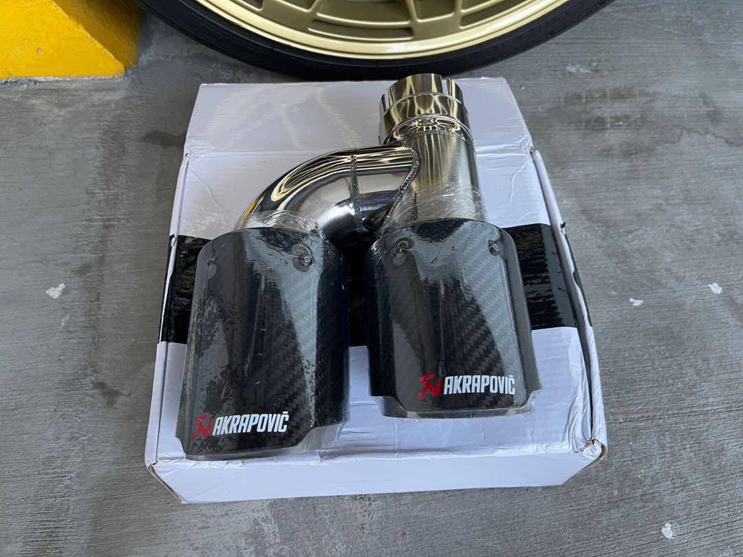 Akrapovic Dual Exhaust Tip (Right only), Car Accessories, Accessories ...