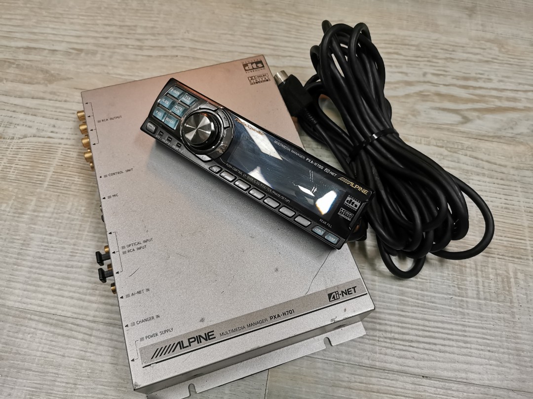 Alpine Digital Sound Processor DSP with Controller, Car Accessories ...