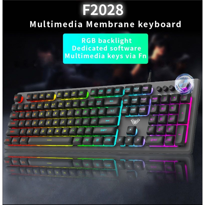 Aula F2028 Mechanical Gaming Keyboard, Video Gaming, Gaming Accessories ...