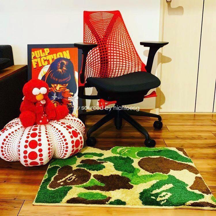 BAPE ABC CAMO BIG RUG MAT, Furniture & Home Living, Home Decor, Carpets ...
