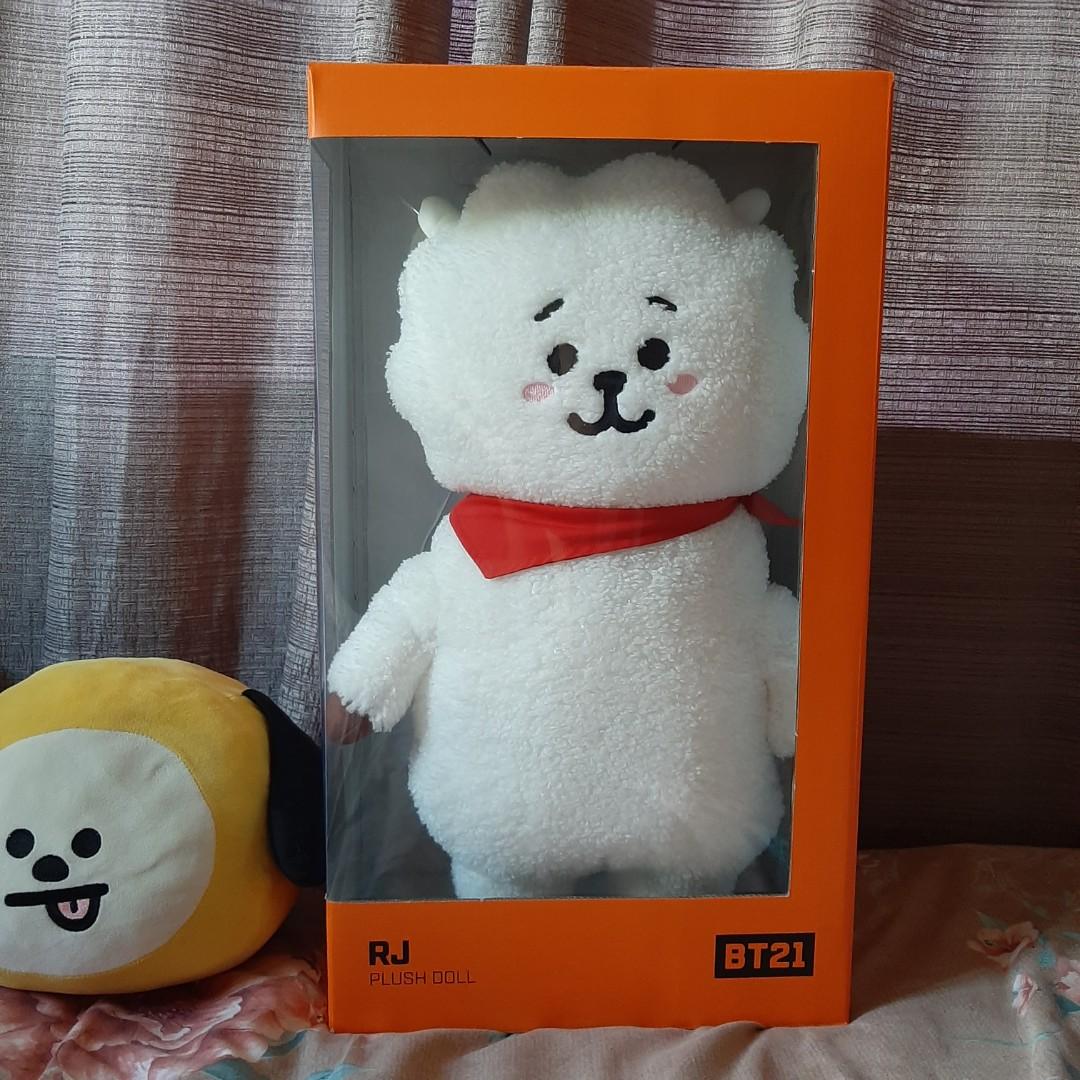 BT21 RJ JUMBO STANDING DOLL, Hobbies & Toys, Memorabilia & Collectibles ...