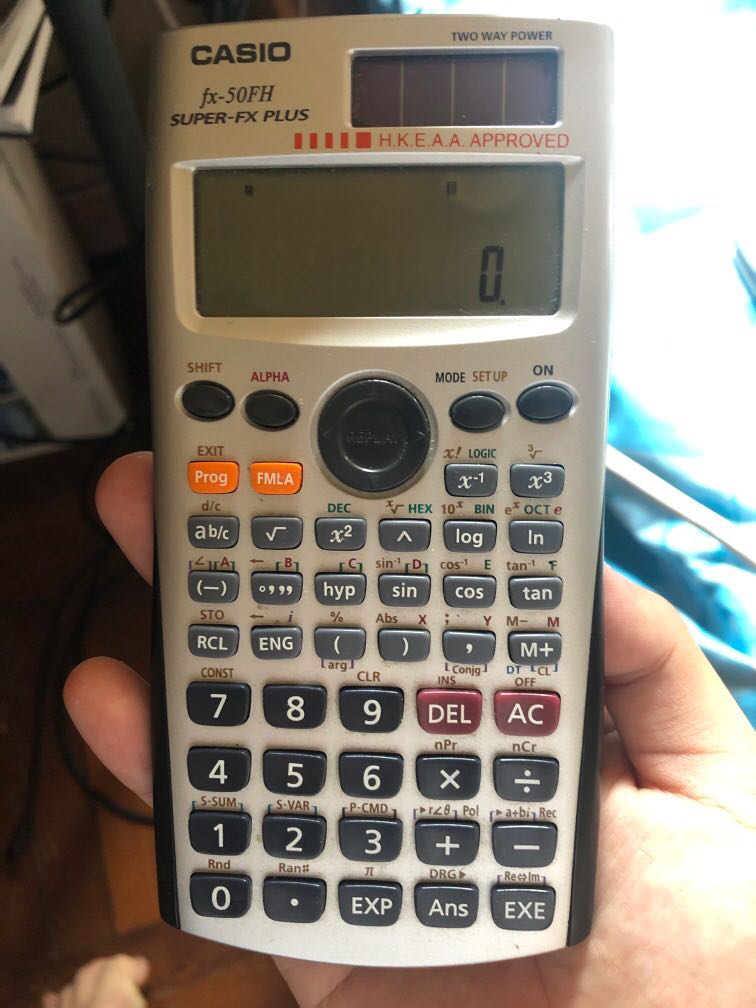 Casio fx50-FH計數機（葵芳/西灣河mtr), 男裝, 手錶及配件, 手錶 - Carousell