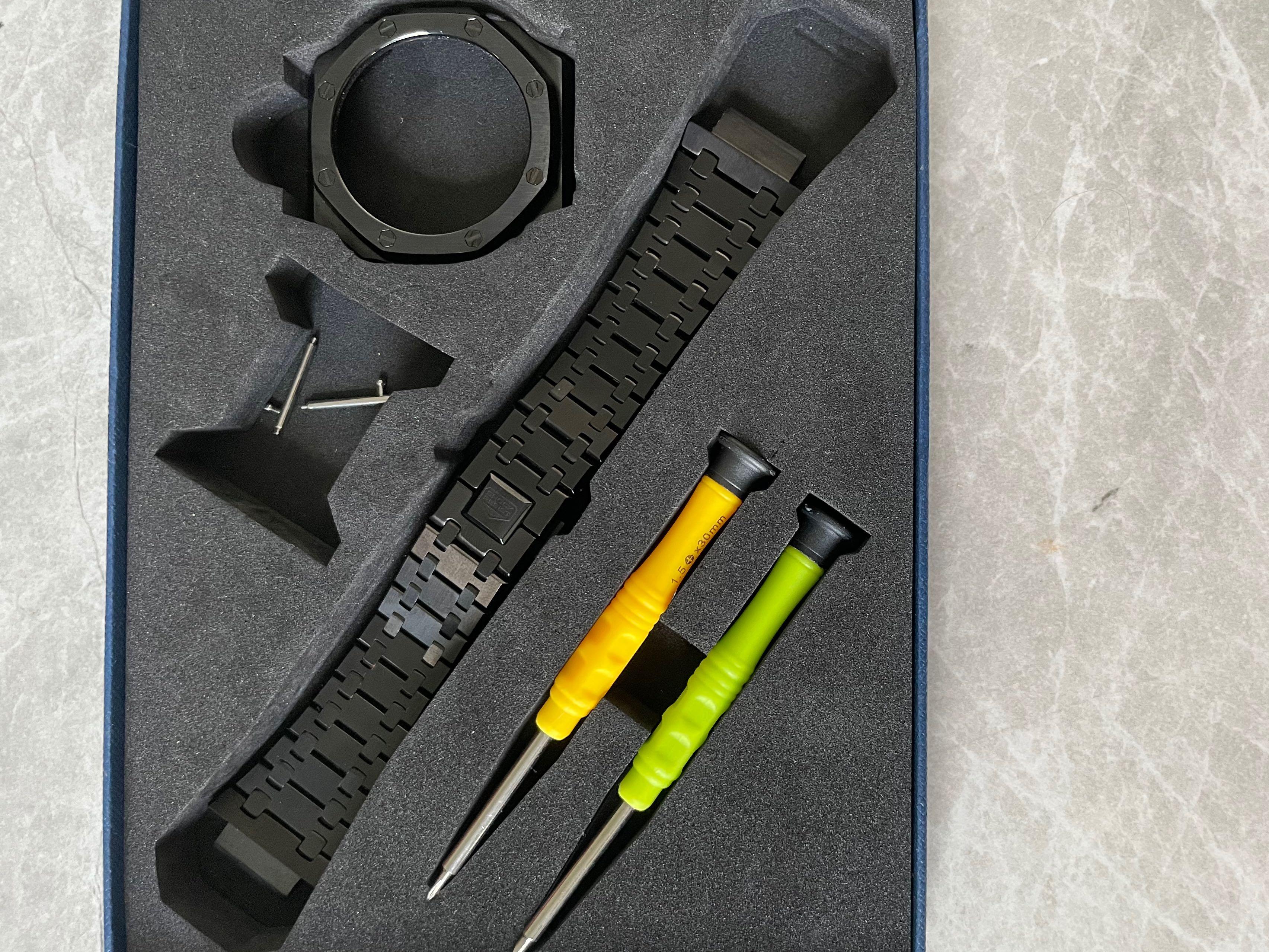 Casio/Gshock ‘Audemars Piguet’ Mod Bezel and Bracelet V2 Dark, Luxury ...