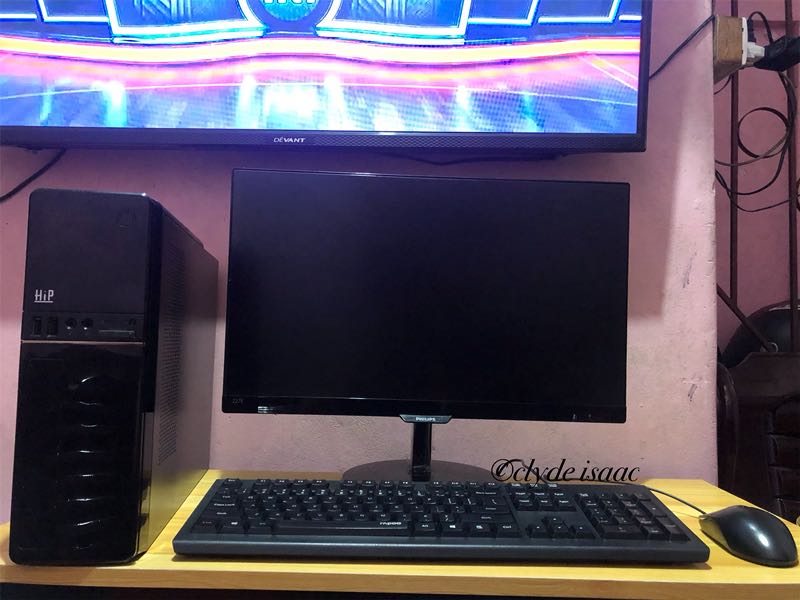 Computer Set intel i5 DDR4 7th SSD ready to use PC Desktop for gaming ...