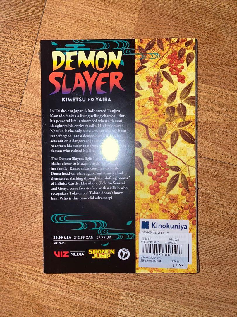 demon slayer kimetsu no yaiba viz english manga / comic volume 19 ...