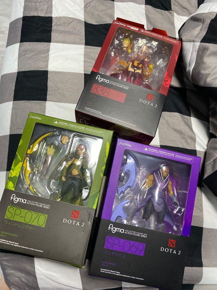 Dota 2 Figma Figurines - Lina, Windranger and Anti-Mage, Hobbies & Toys ...