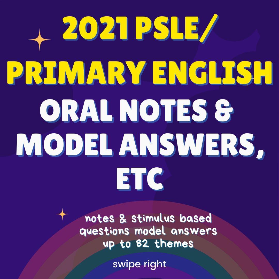 DSA | PSLE ORAL Stimulus Based Conversation | Listening Comprehension ...