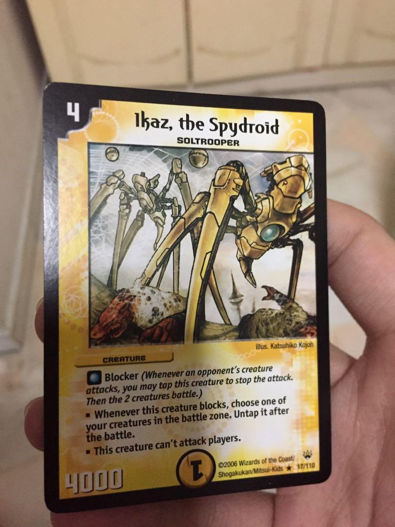 (Last Piece) Duel Masters Ikaz the Spydroid Rare, Hobbies & Toys, Toys ...
