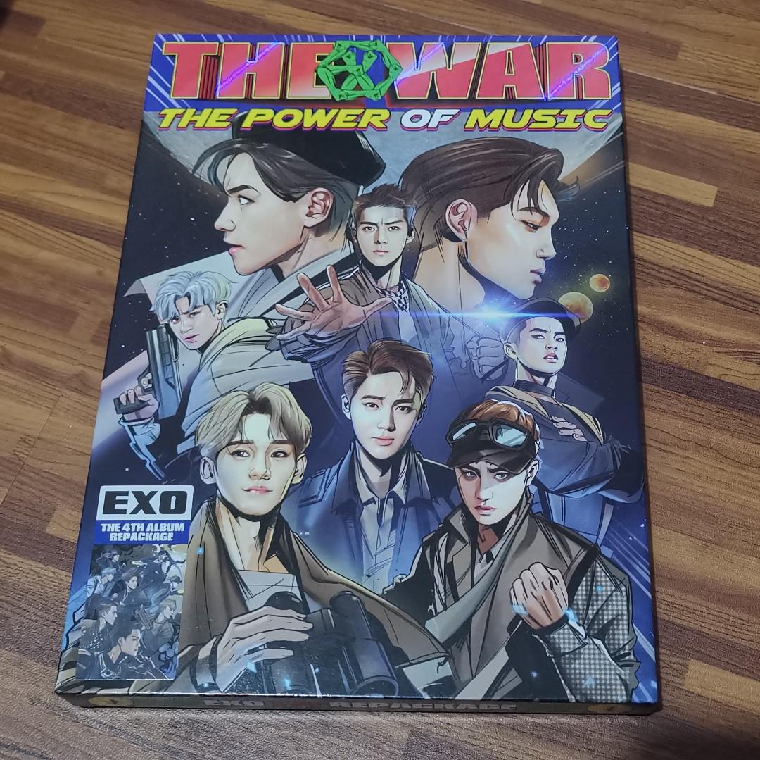 EXO POWER THE WAR ALBUM UNSEALED COMPLETE INCLUSIONS, Hobbies & Toys ...