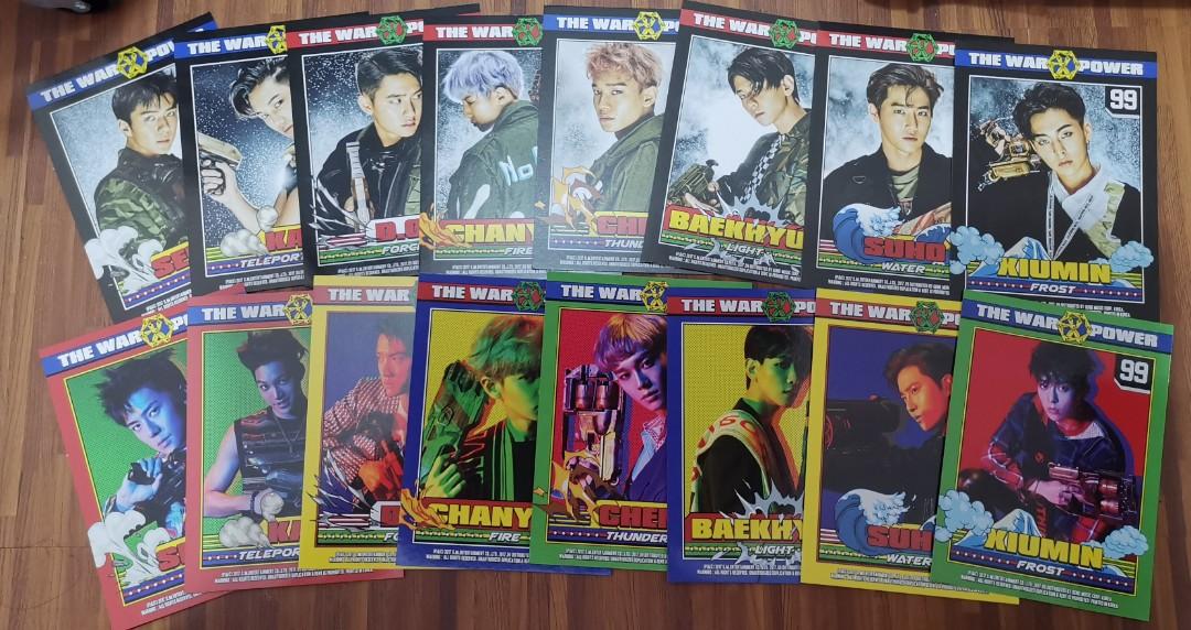 EXO POWER THE WAR ALBUM UNSEALED COMPLETE INCLUSIONS, Hobbies & Toys ...