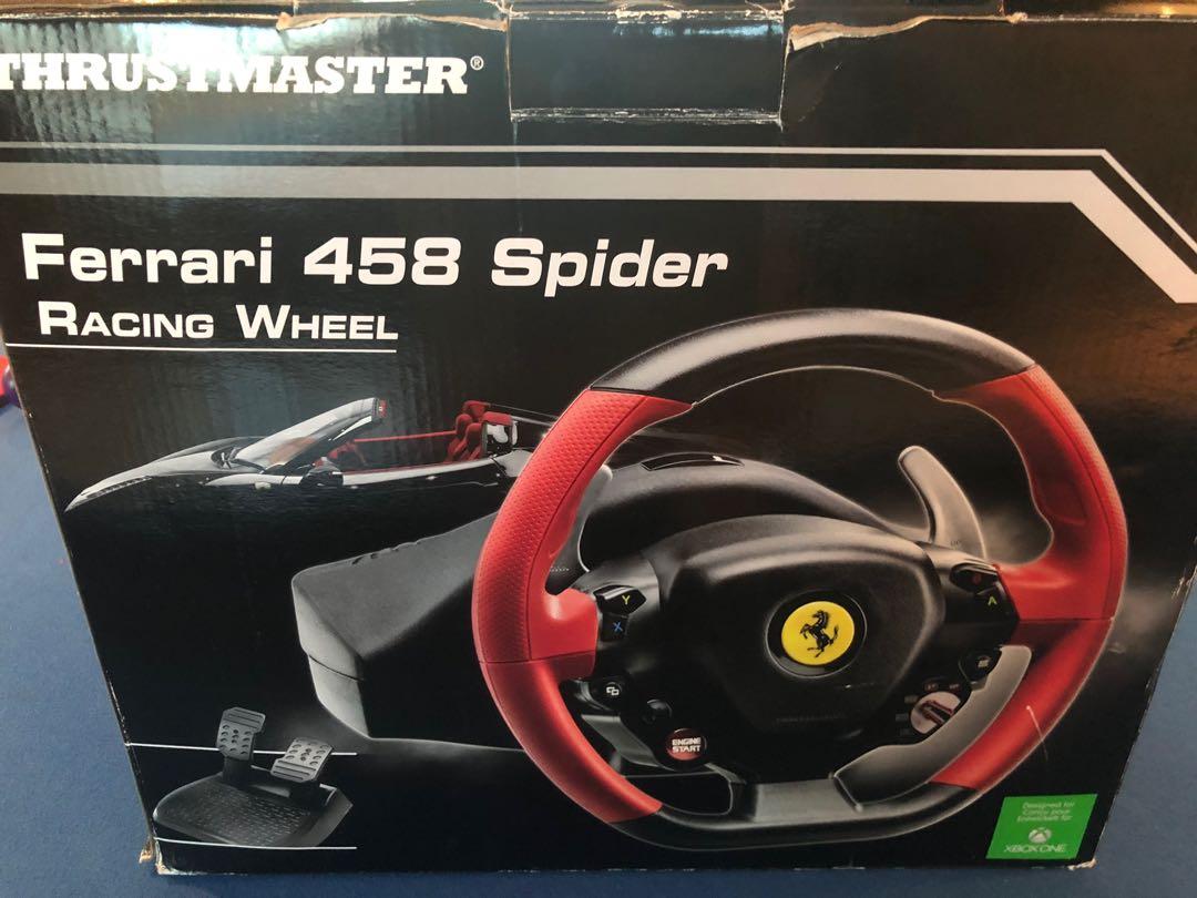 Ferrari 458 Spider Thrustmaster, Video Gaming, Gaming Accessories ...