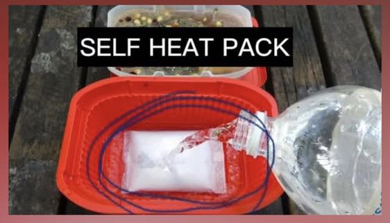 Food instant heat pack and double insulated food container, Furniture ...