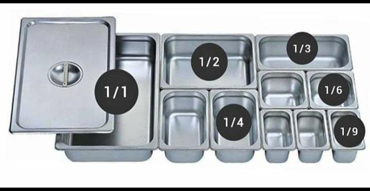 Food Pan/Gastronome (with or without cover) - Stainless/Good Quality ...
