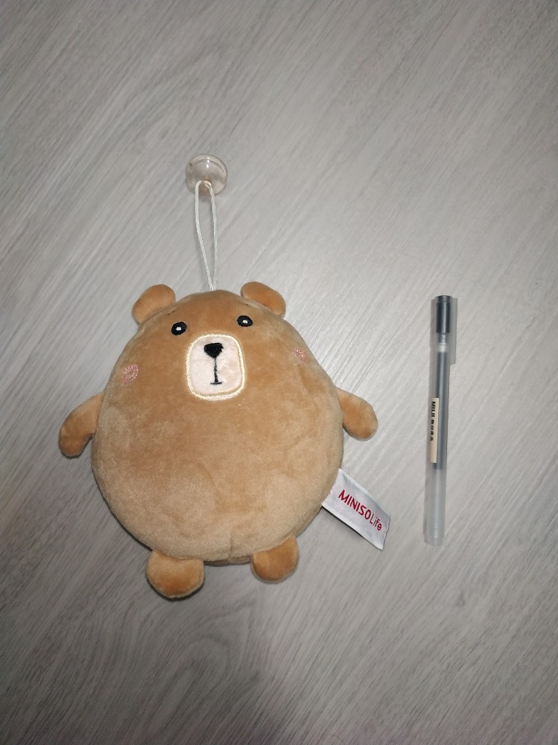 FREE Miniso stuff toy bear, Hobbies & Toys, Toys & Games on Carousell
