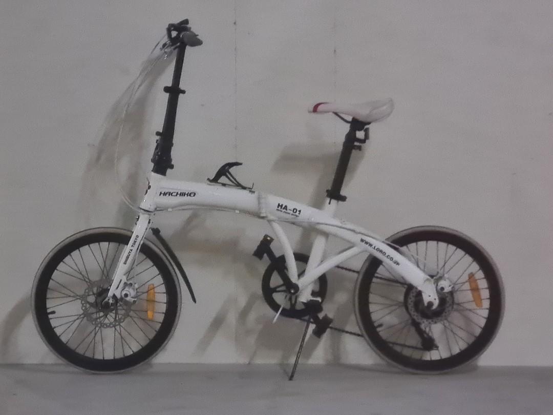 Hachiko HA-01 Foldable bike, Sports Equipment, Bicycles & Parts, Bicycles on Carousell