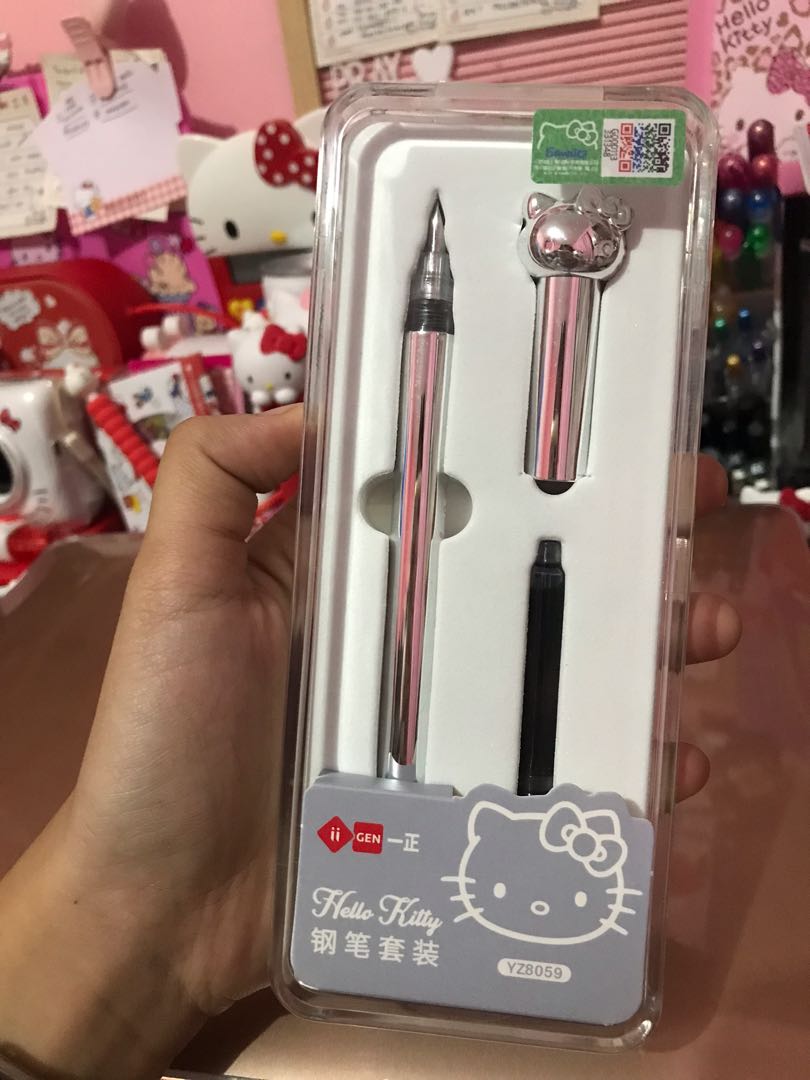 Hello Kitty Calligraphy Pen, Hobbies & Toys, Stationary & Craft, Other ...
