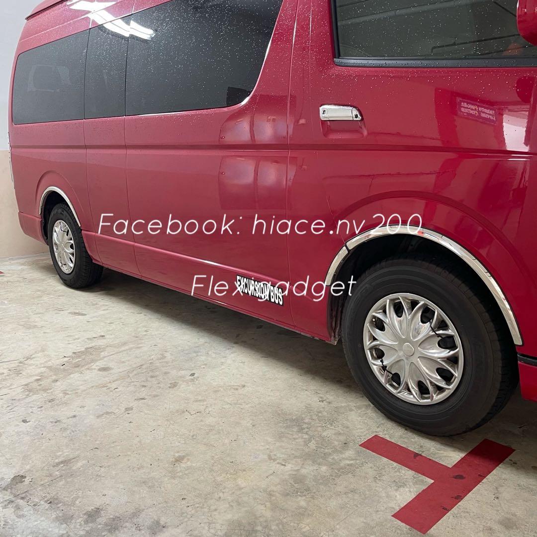 Hiace Fender Chrome / Toyota Hiace Wide Chrome Wheel Fender / Hiace ...