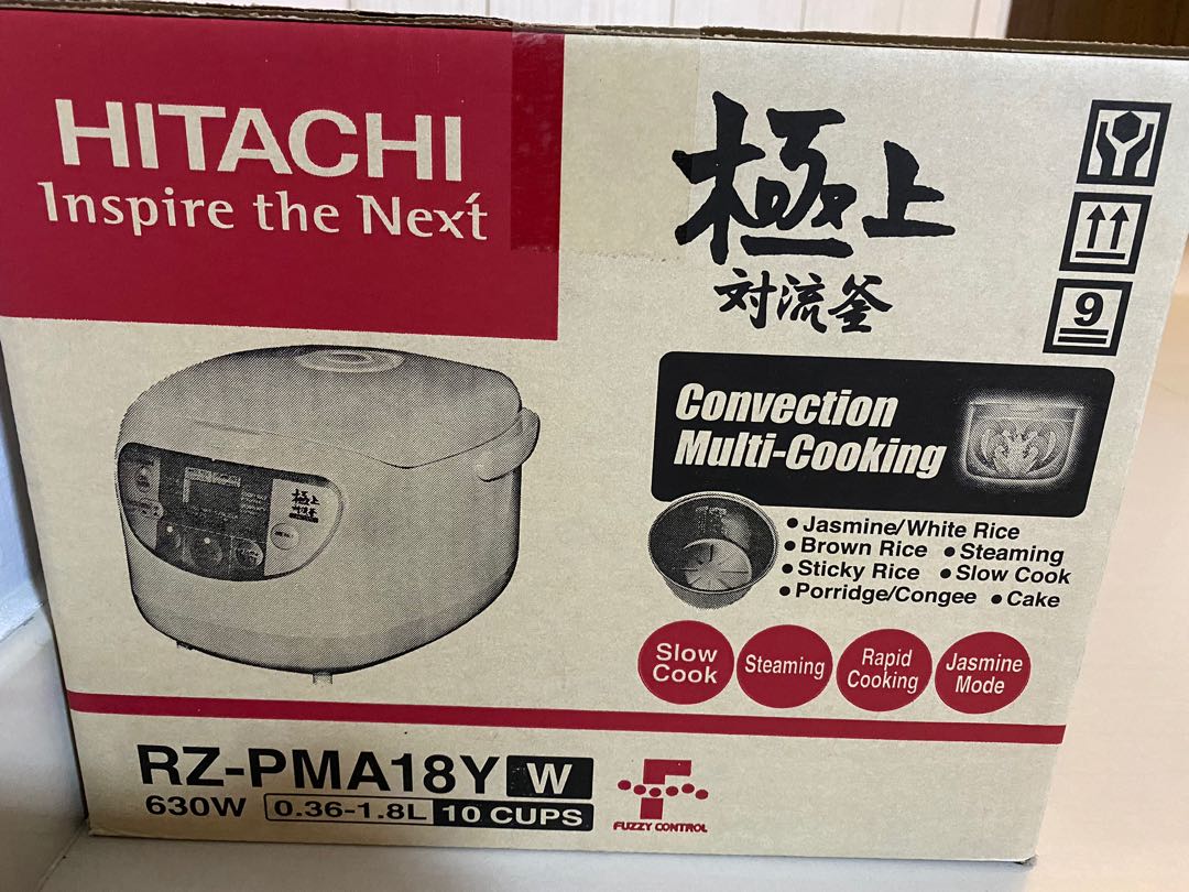 Hitachi Rice Cooker 1.8l, TV & Home Appliances, Kitchen Appliances ...
