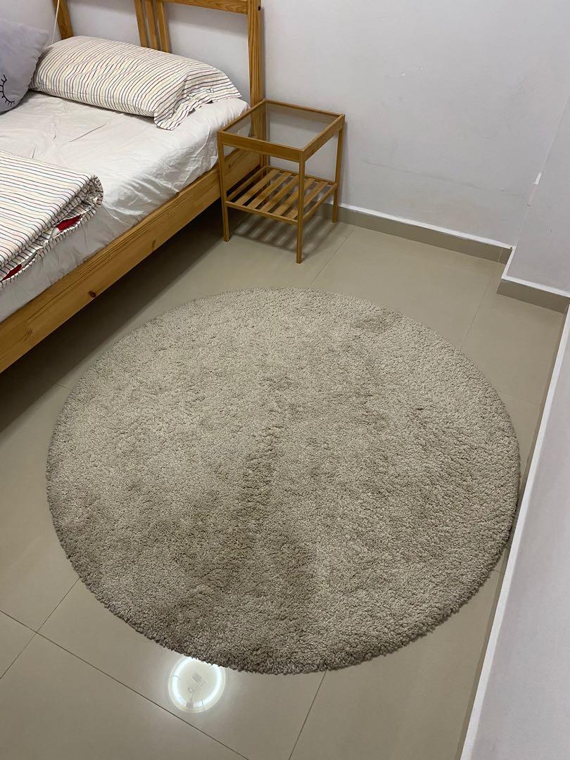 IKEA Adum Round Rug, Furniture & Home Living, Home Decor, Carpets, Mats ...