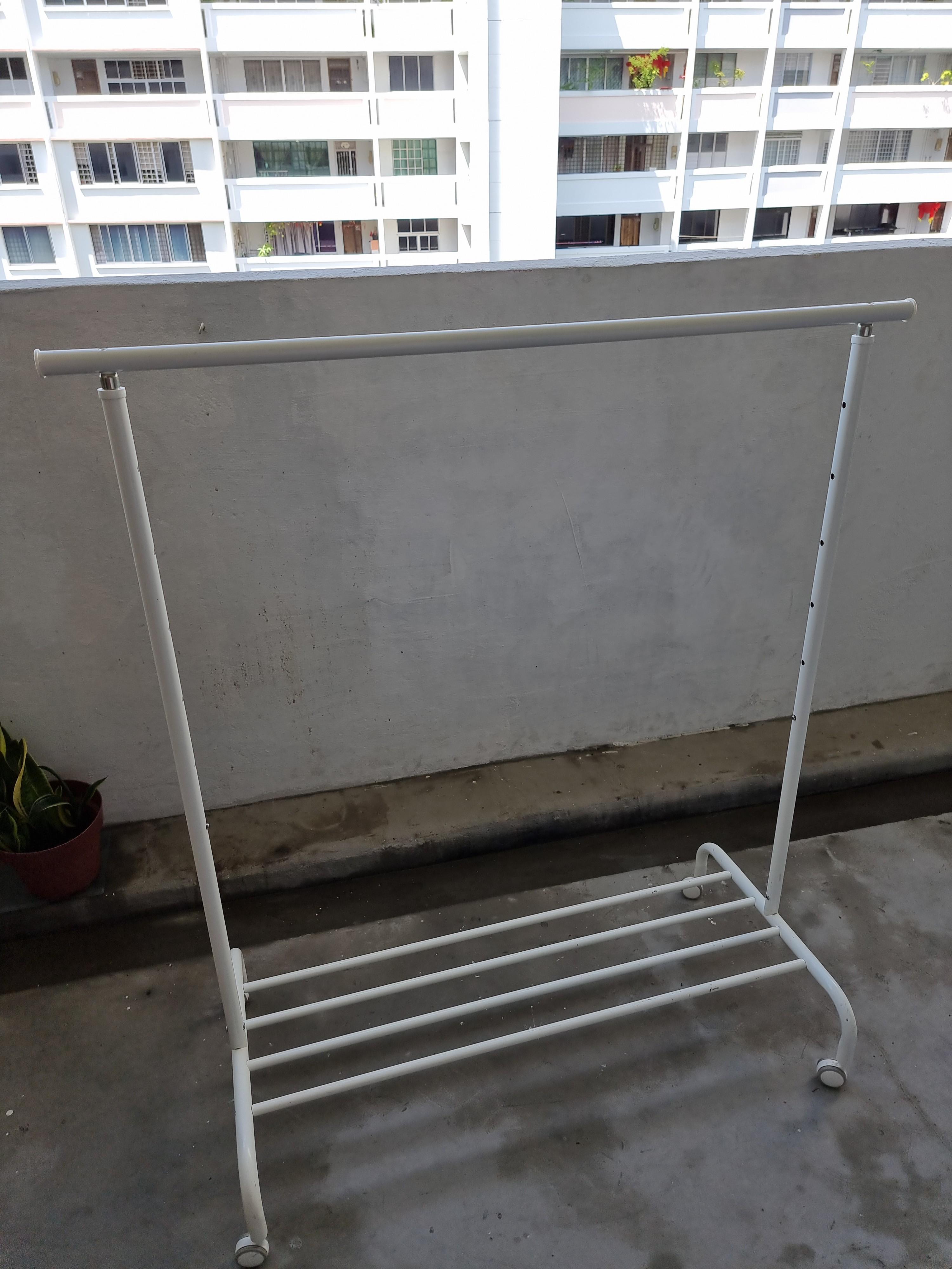 Ikea clothes rack, Furniture & Home Living, Home Improvement ...