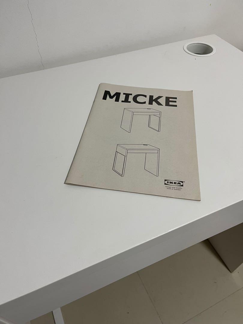 Ikea Micke Table, Furniture & Home Living, Furniture, Tables & Sets on ...