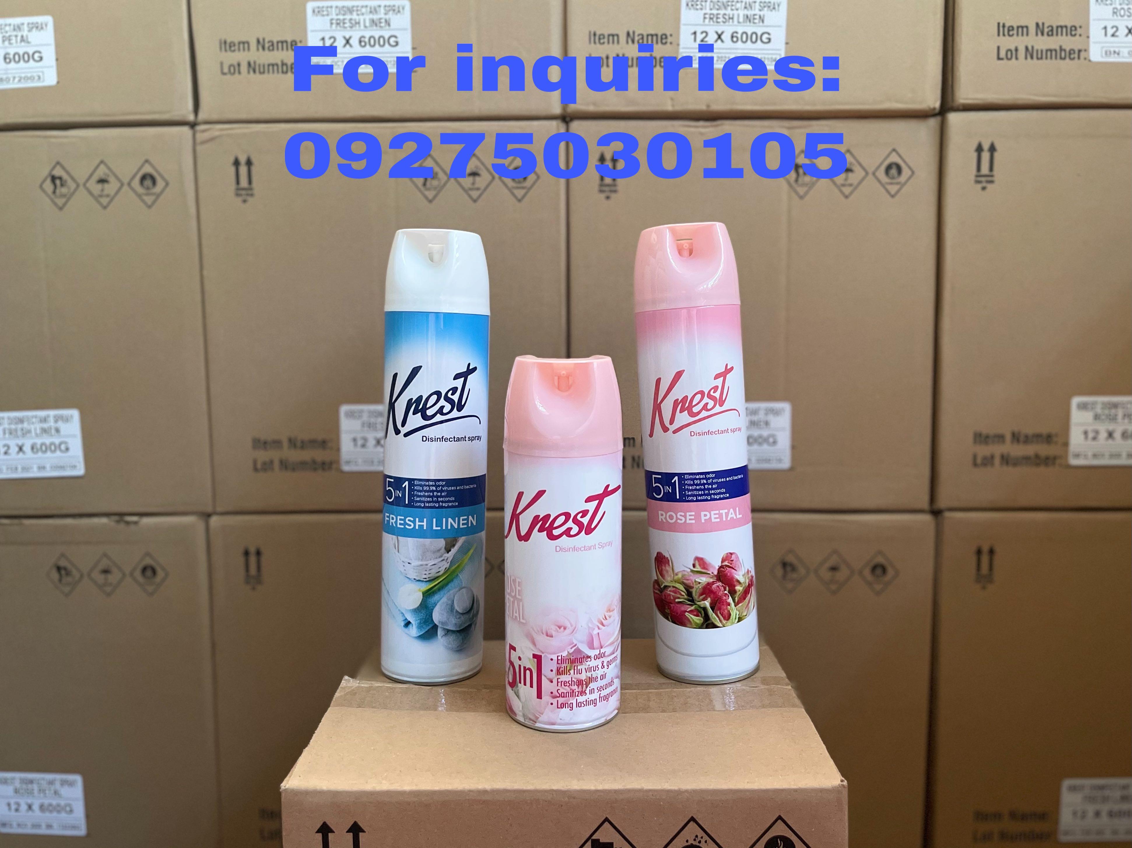 Krest Disinfectant Spray, Furniture & Home Living, Cleaning & Homecare ...