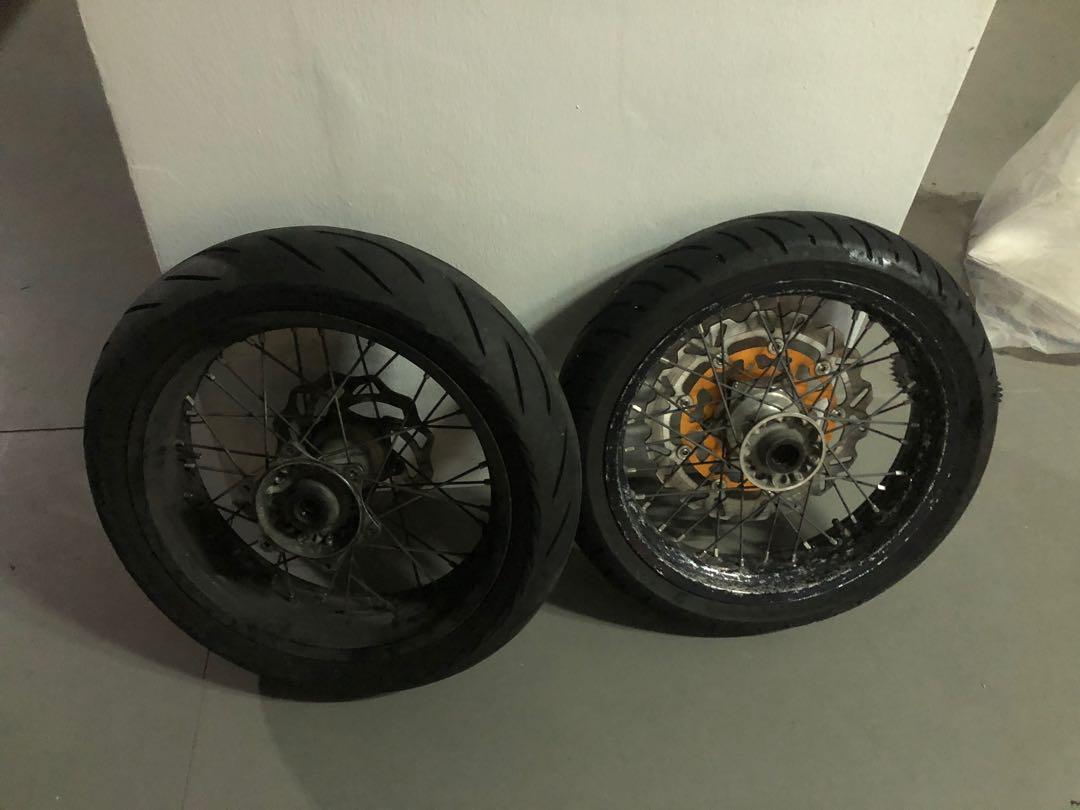 Ktm exc Motard supermoto wheels, Motorcycles, Motorcycle Accessories on ...