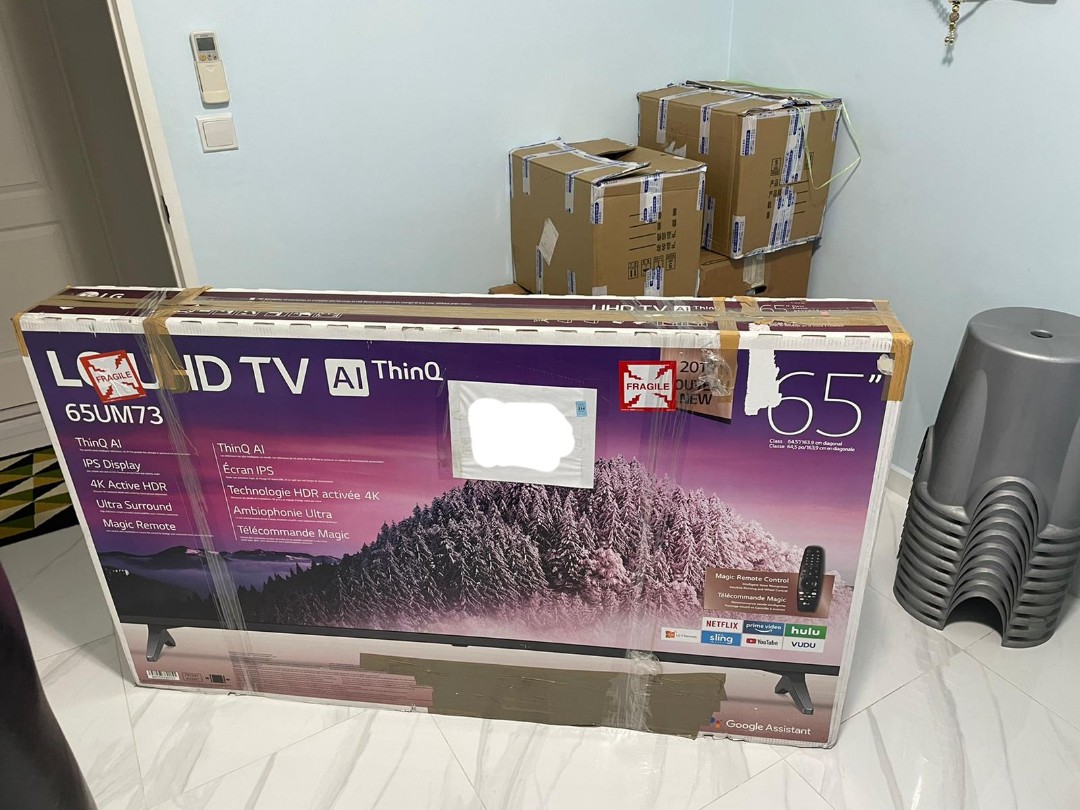 LG 65UM7300PTA 65 IN ULTRA HD 4K SMART LED TV Brand New Set, TV & Home ...