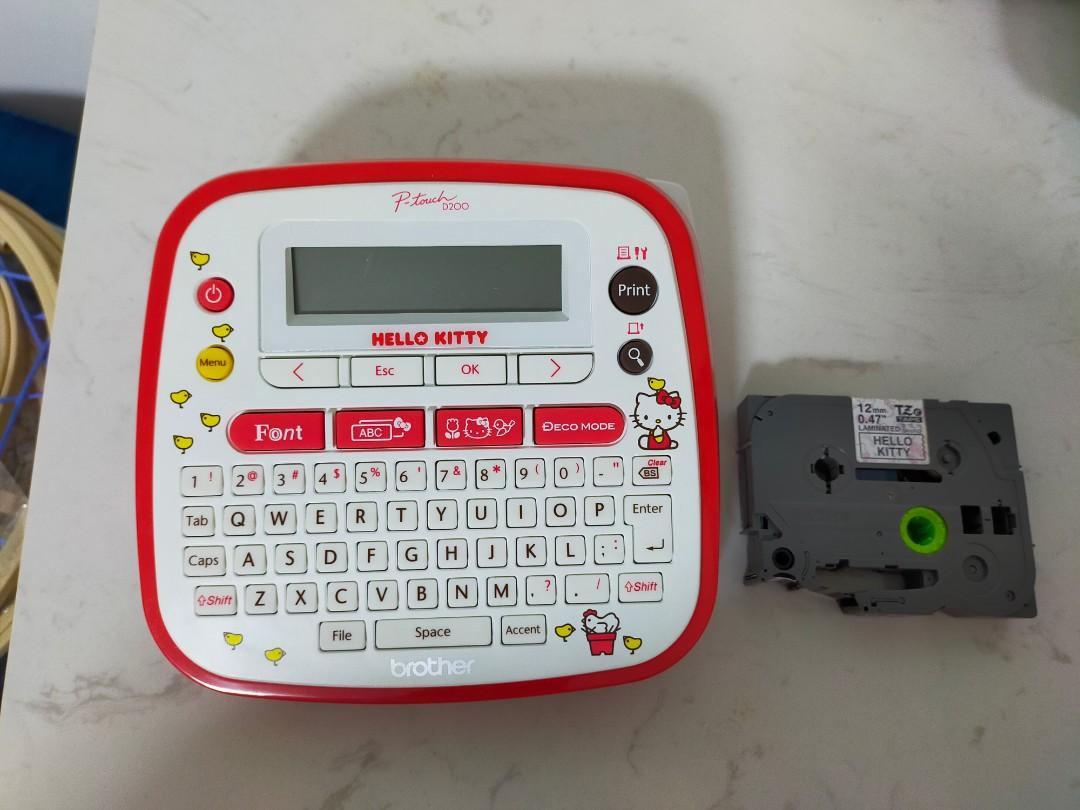 Limited edition hello kitty label printer, Computers & Tech, Printers ...