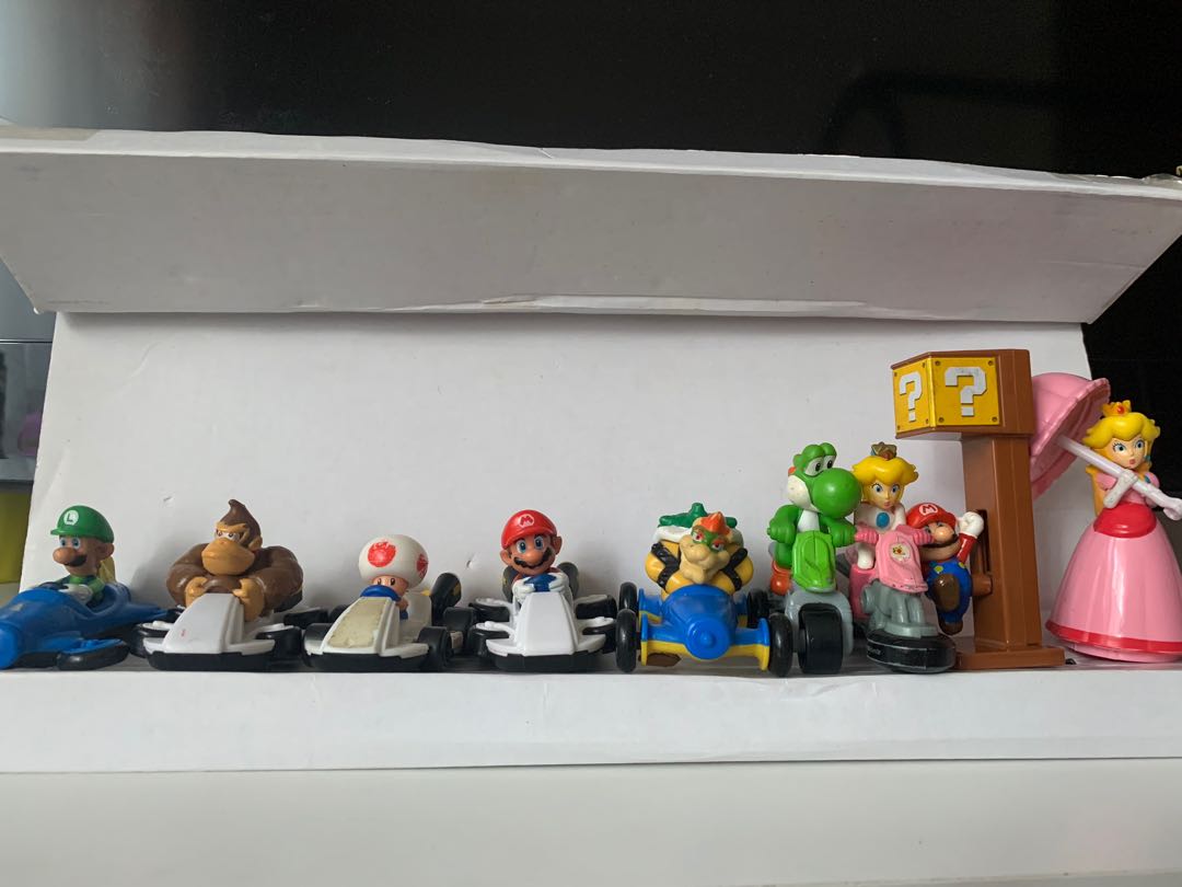 Mario Kart Mcdo happy meal toys, Hobbies & Toys, Toys & Games on Carousell
