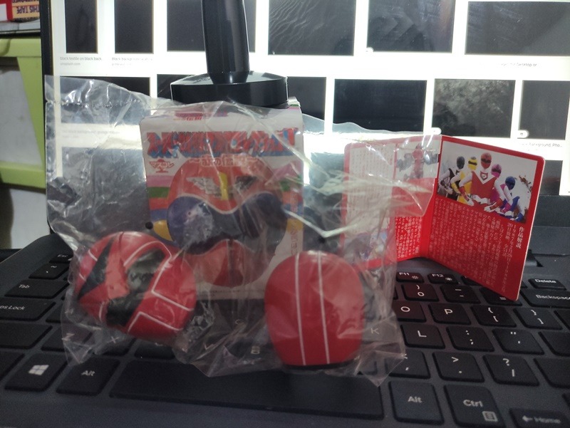 Maskman Red Mask Sealed with Card and box figure sentai - reserved Kim ...