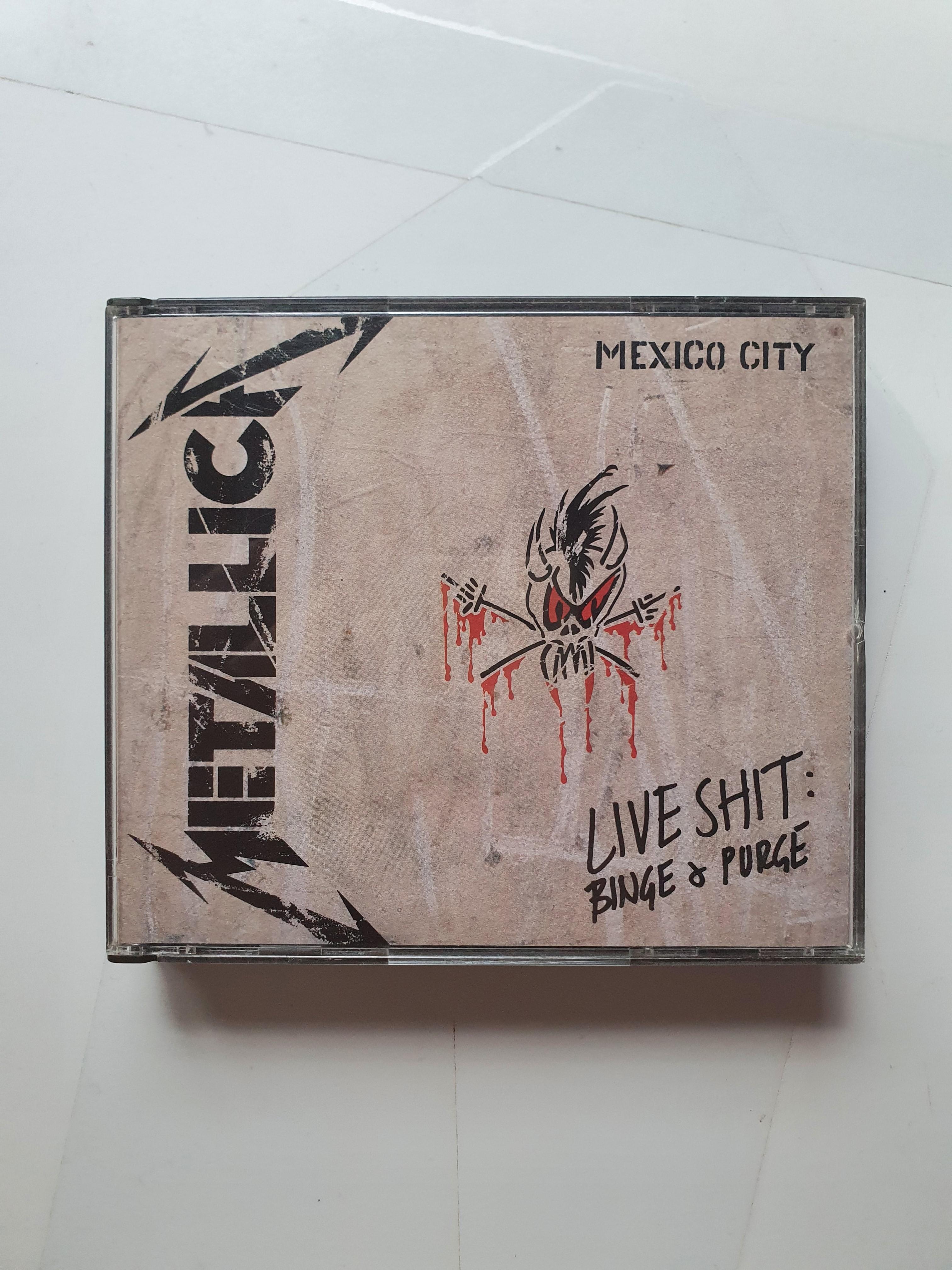 METALLICA Mexico City Live Shit : Binge & Purge Album, Hobbies & Toys ...