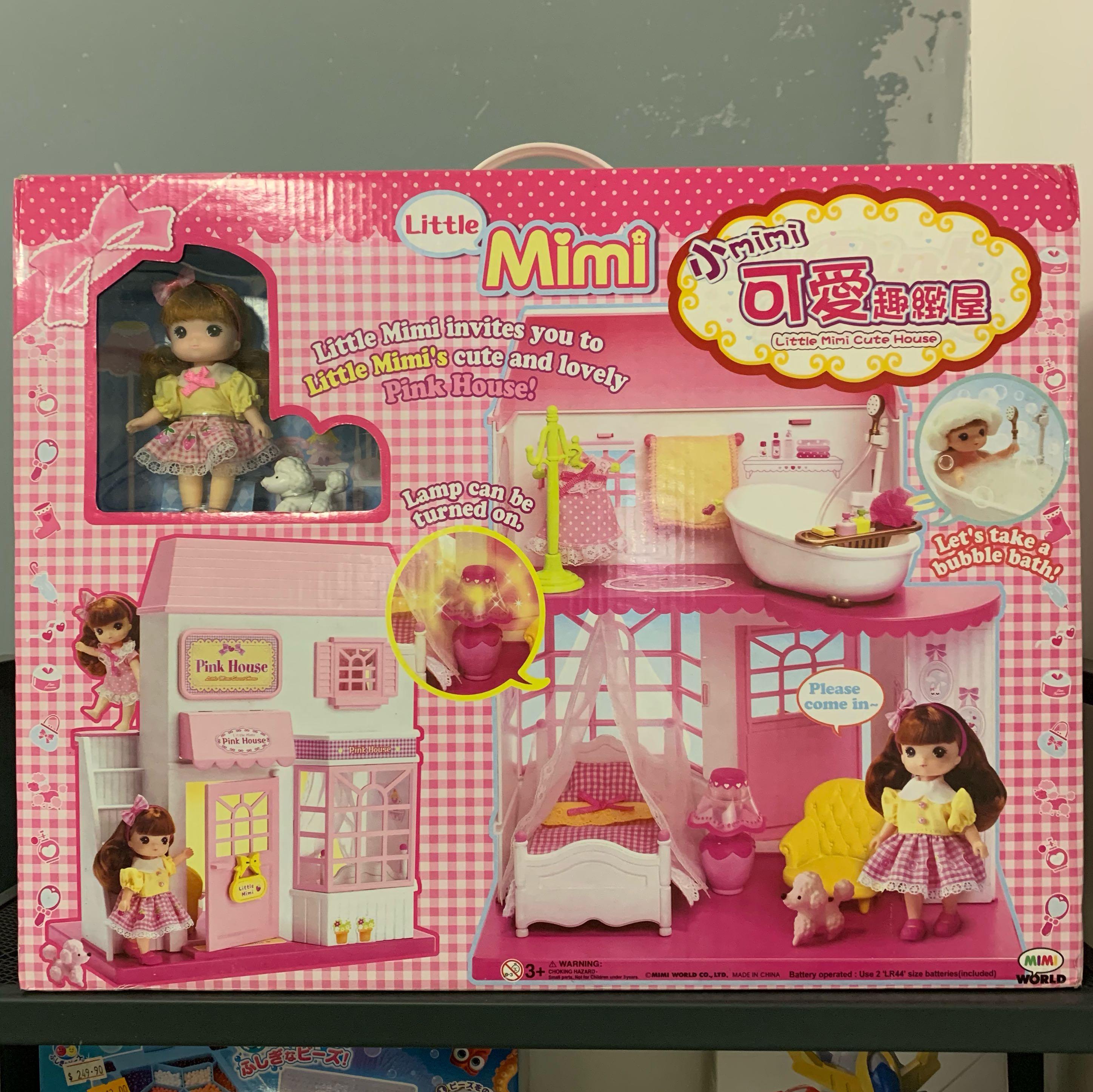 [全新未拆] 小Mimi 可愛趣緻屋 (包Mimi 公仔) Little Mimi Cute House (with Mimi doll ...