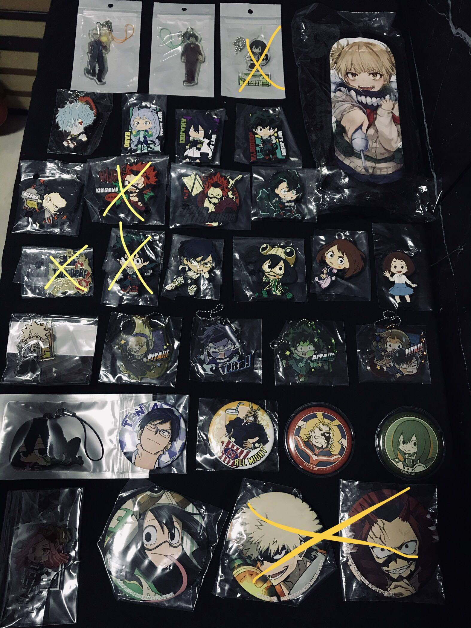My Hero Academia Anime Merch keychains, charms, badges Uraraka Tsuyu ...