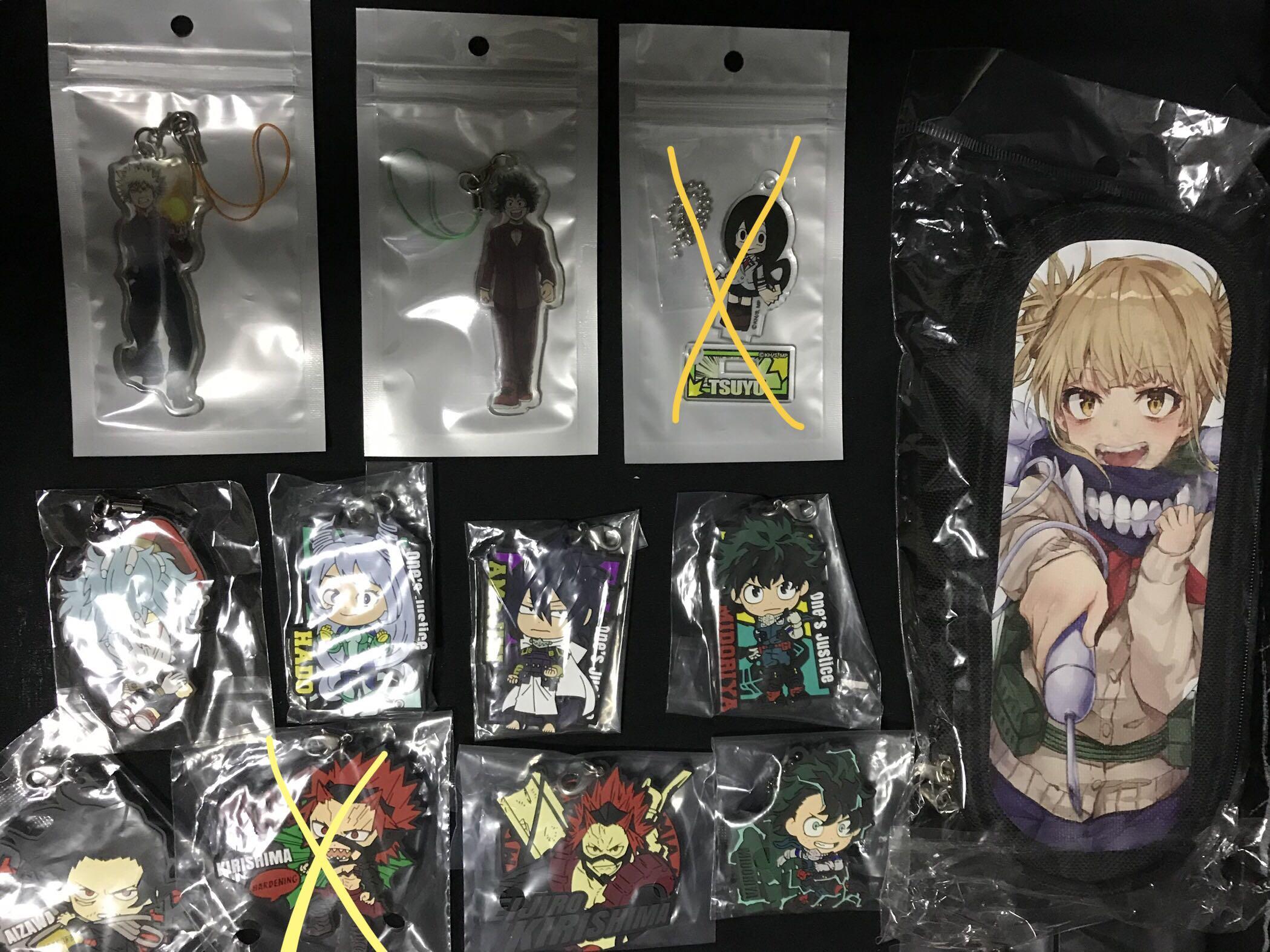 My Hero Academia Anime Merch keychains, charms, badges Uraraka Tsuyu ...