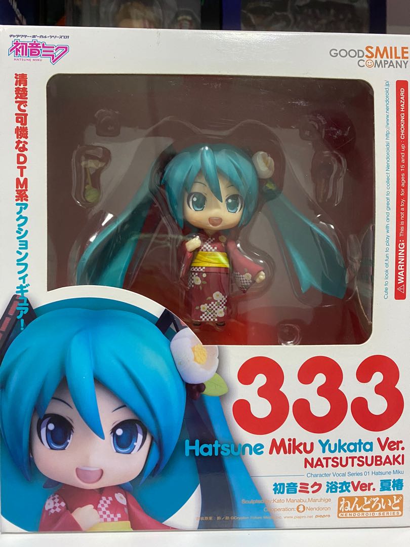 Nendoroid 333 Hatsune Miku Yukata Ver. Natsutsubaki, Hobbies & Toys ...