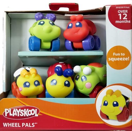 Original Playskool Wheel Pals Bugs 7 pcs, Bayi & Anak, Mainan & Baby ...