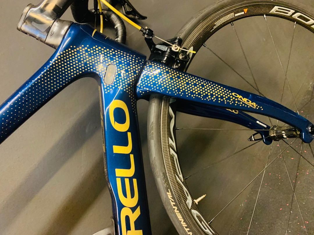 Pinarello f10 durace Di2 ( limited edition blue&gold ), Sports ...