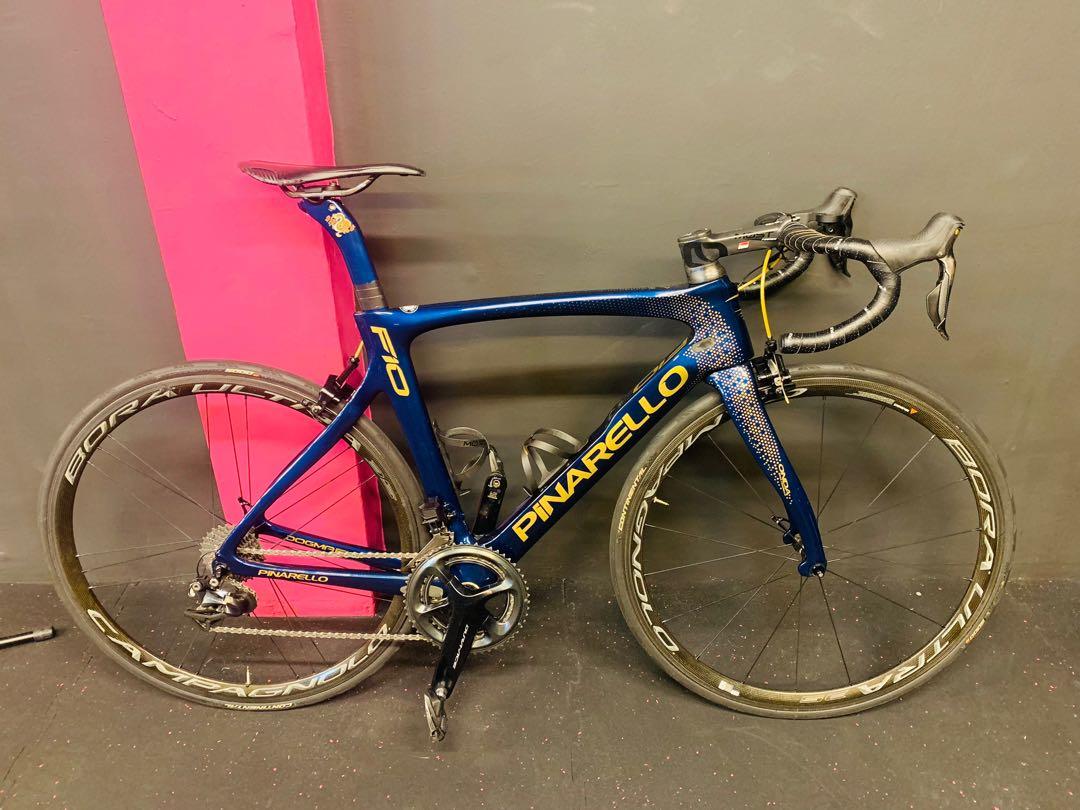 Pinarello f10 durace Di2 ( limited edition blue&gold ), Sports ...