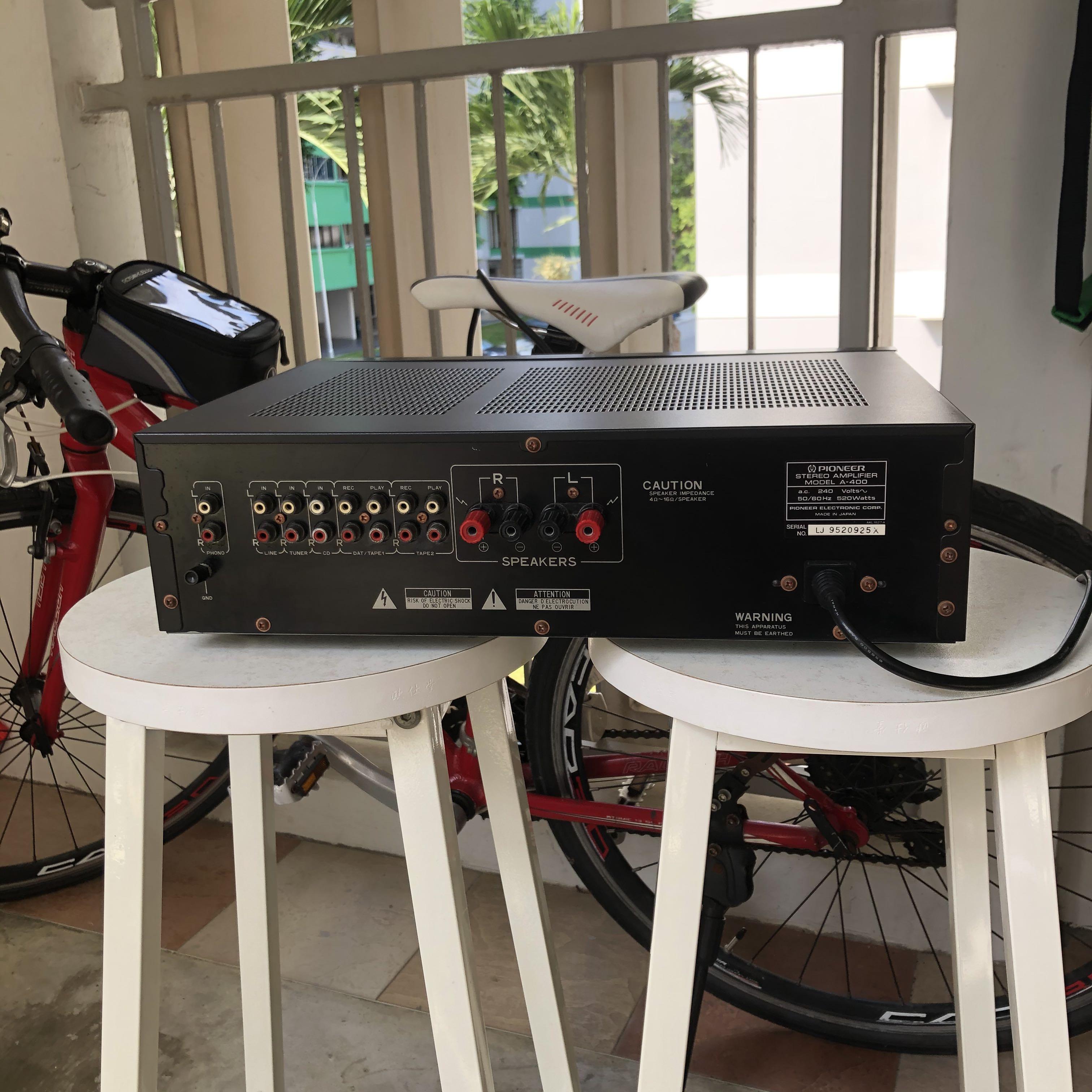 Pioneer A400 amplifier , Audio, Other Audio Equipment on Carousell