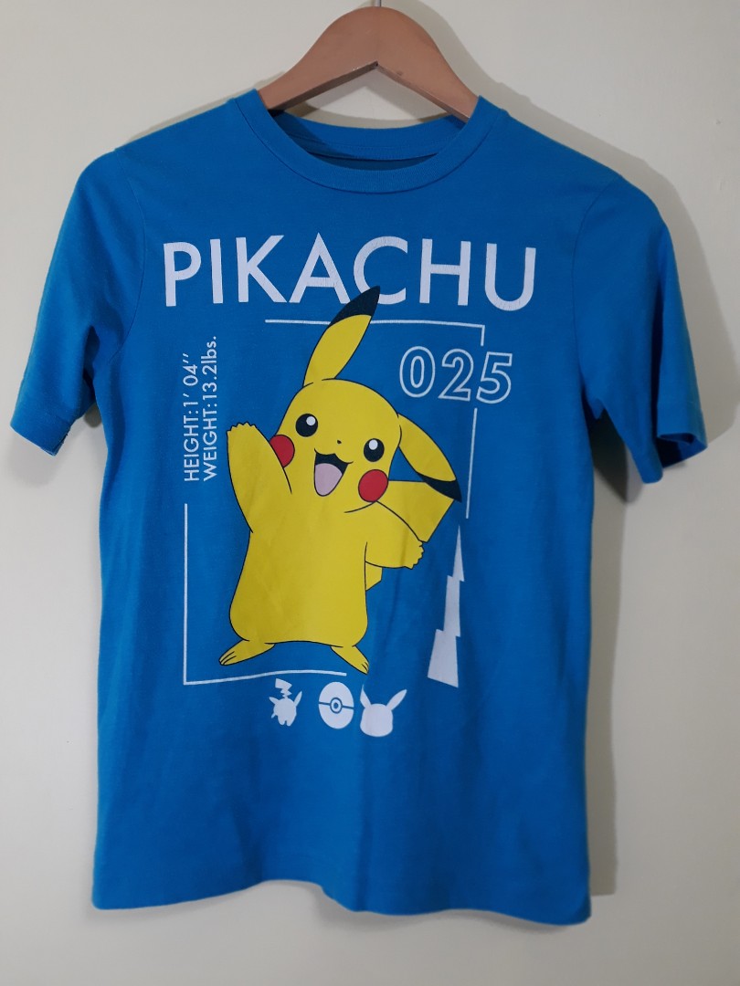 Pokemon pikachu blue tee, Men's Fashion, Tops & Sets, Tshirts & Polo ...