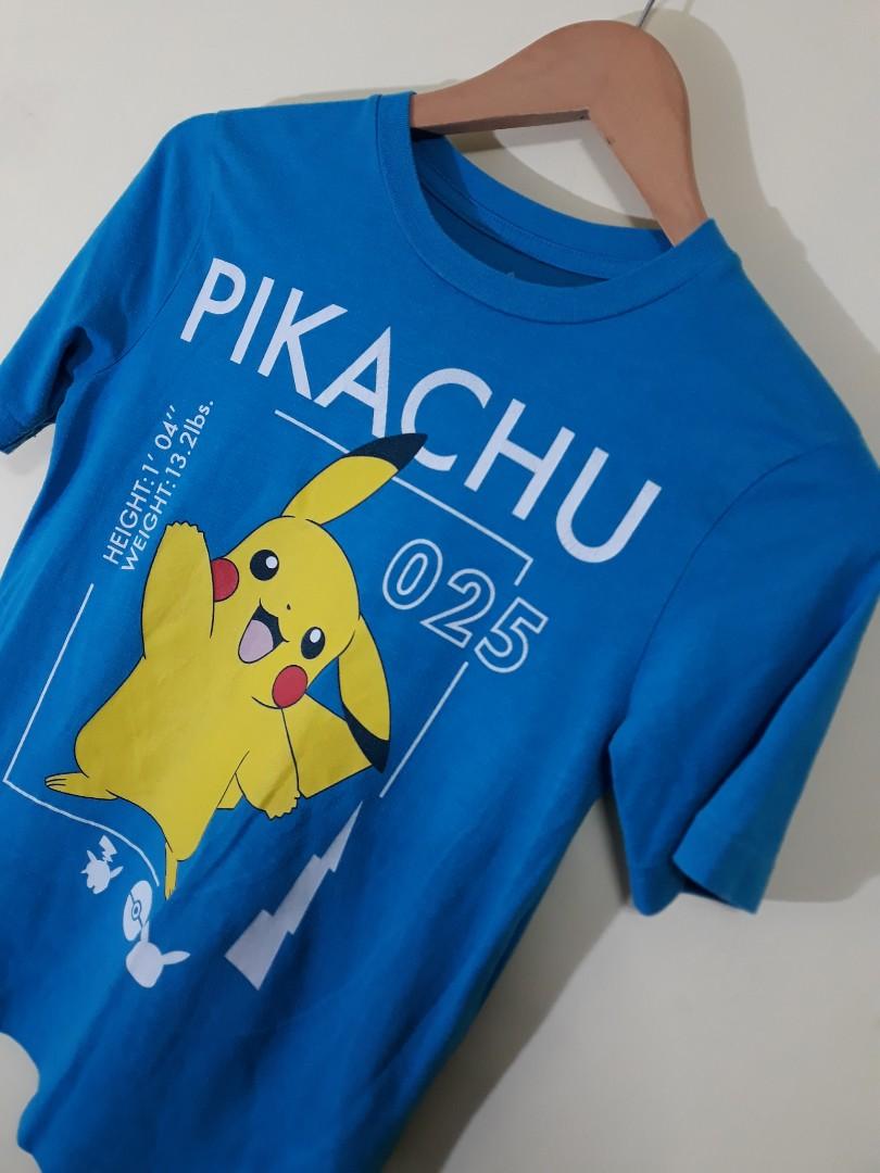 Pokemon pikachu blue tee, Men's Fashion, Tops & Sets, Tshirts & Polo ...