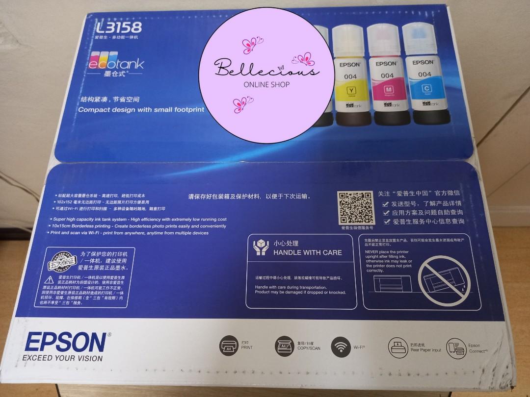 Printer Epson L3158, Computers & Tech, Printers, Scanners & Copiers on ...